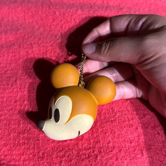 Disney | Accessories | Sold Nwot Disney Mickey Bread Squishy Keychain ...